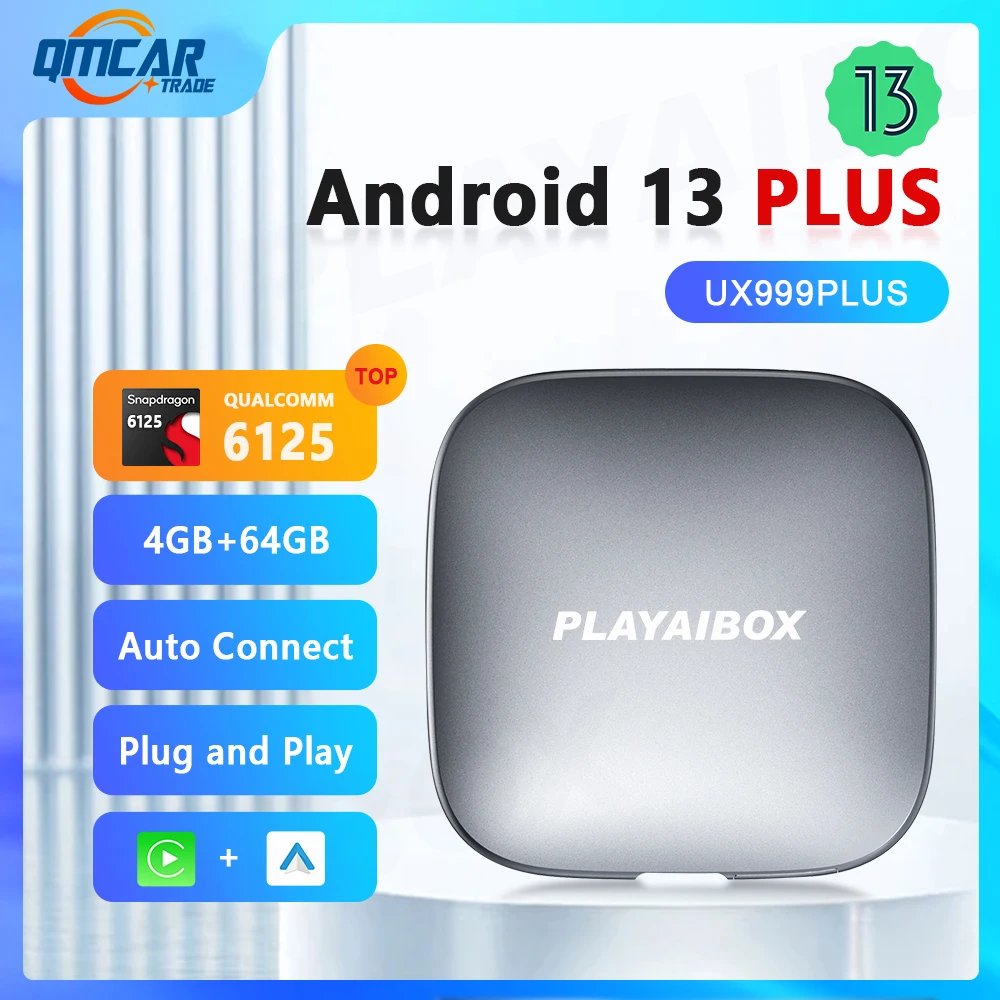 Android Auto Sem Fio Carplay Ai Box 13 Sistema 2023 Iptv Netflix ...