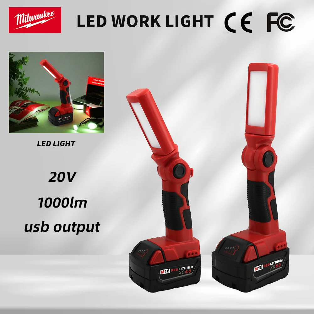 Milwaukee-luz-de-trabajo-LED-de-emergencia-M18-14-4-20V-max ...