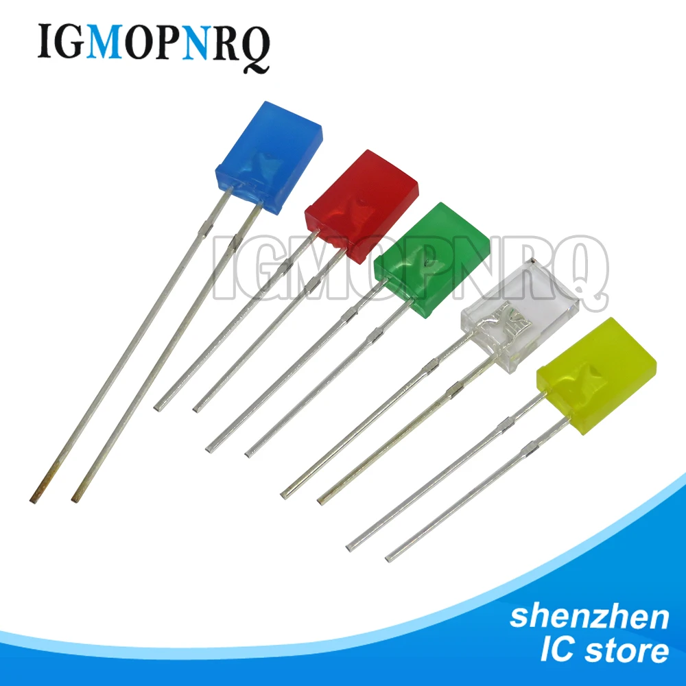 Diodo-LED-cuadrado-de-100-piezas-2X3X4-2X5X7-234-257-diodo-emisor-de ...