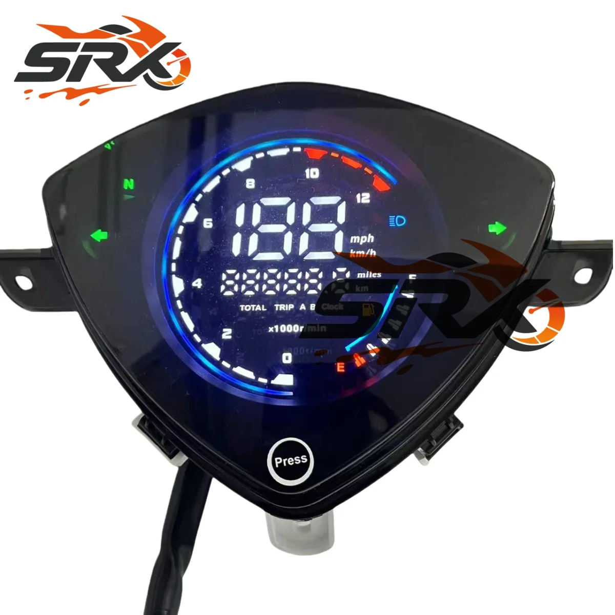 For Address 110 METER DIGITAL Odometer LED Instrument Assembly For ...