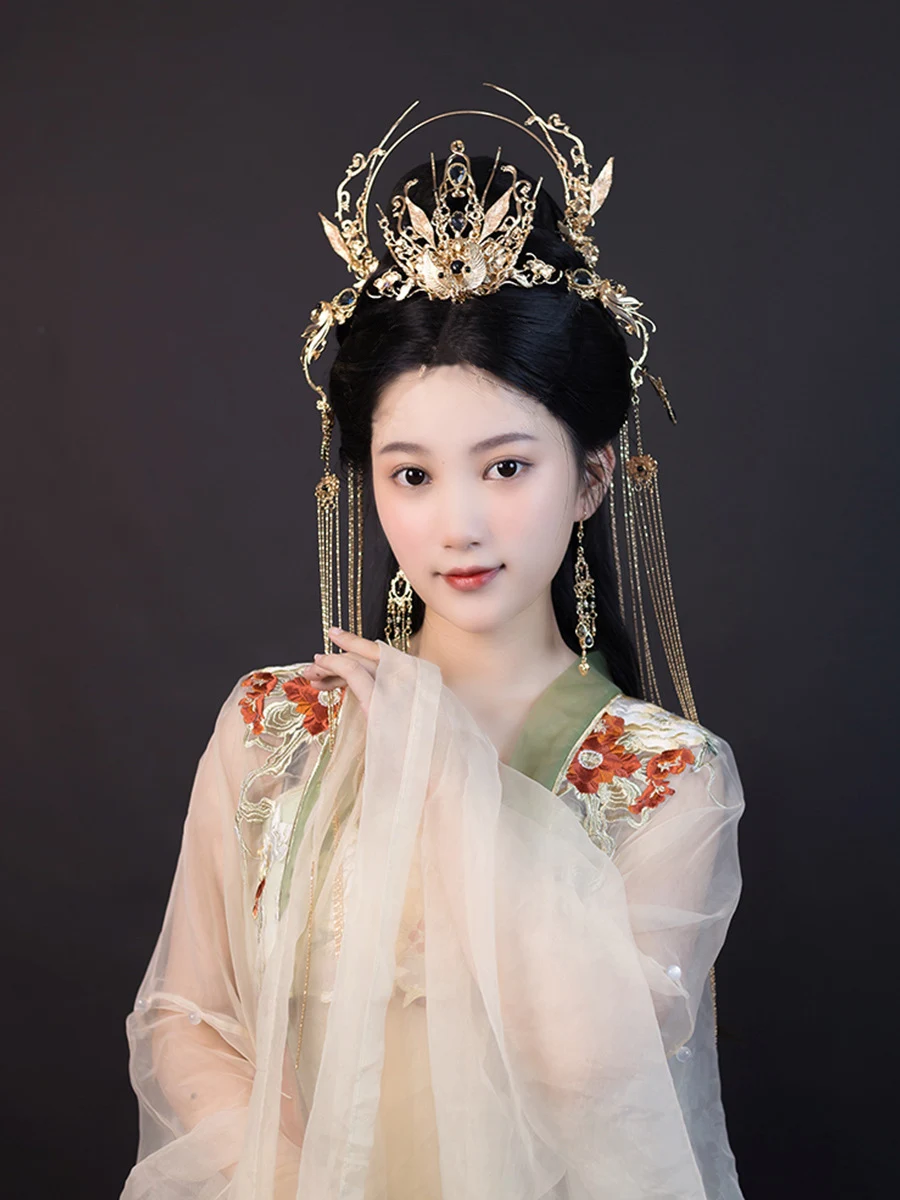 Chinese-Hanfu-Beads-Long-Tassel-Headband-for-Hair-Women-HairBands-Hair ...