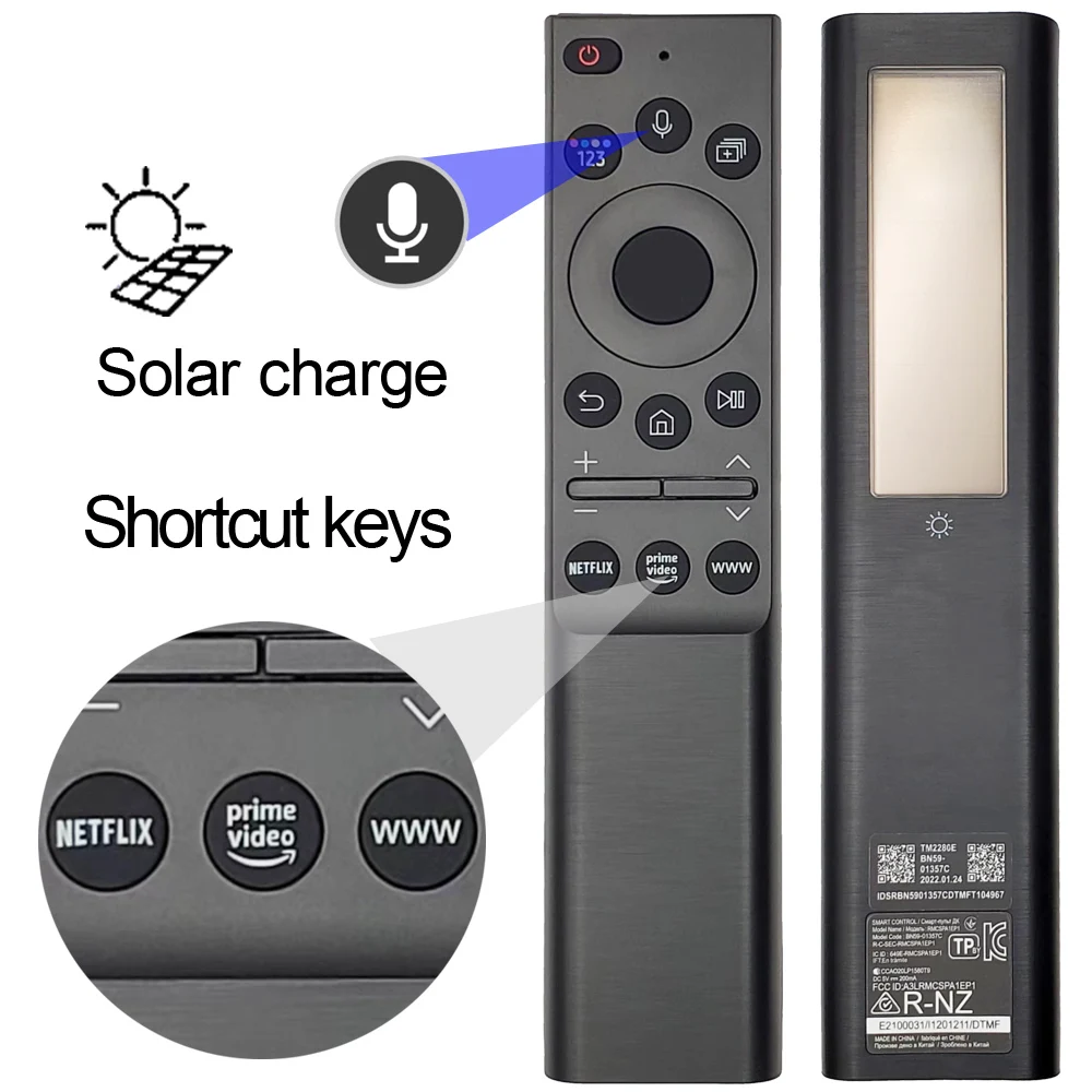 BN59-01357C-01357F-Voz-Substituir-Controle-Remoto-para-Samsung-Smart ...