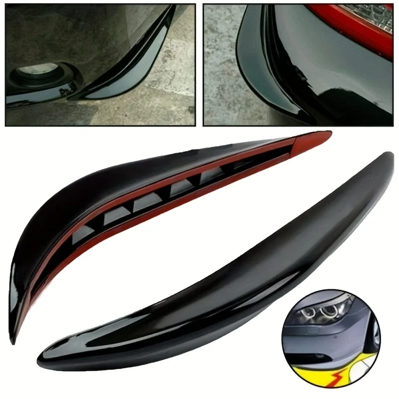 2PcsAuto-CarFront-Rear-Bumper-Corner-Guard-CoverAnti-collisionStripAnti ...