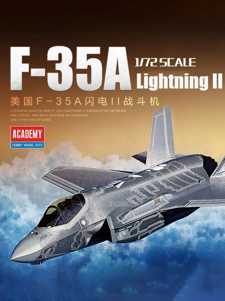 Academy-Aircraft-Model-Assembly-Kit-12507-USAF-F-35A-Fighter-1-72-Color ...
