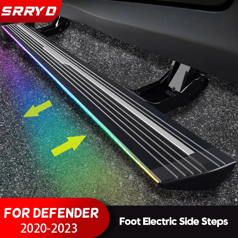 Newest-Automatic-Foot-Electric-Side-Steps-for-Land-Rover-Defender-90 ...