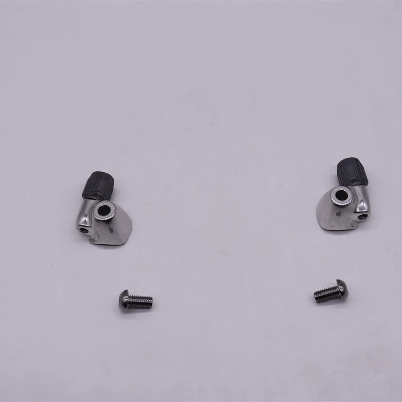 Silver Id Old-style Road Bike Down Tube Brazed On Cable Stops Adjusters ...