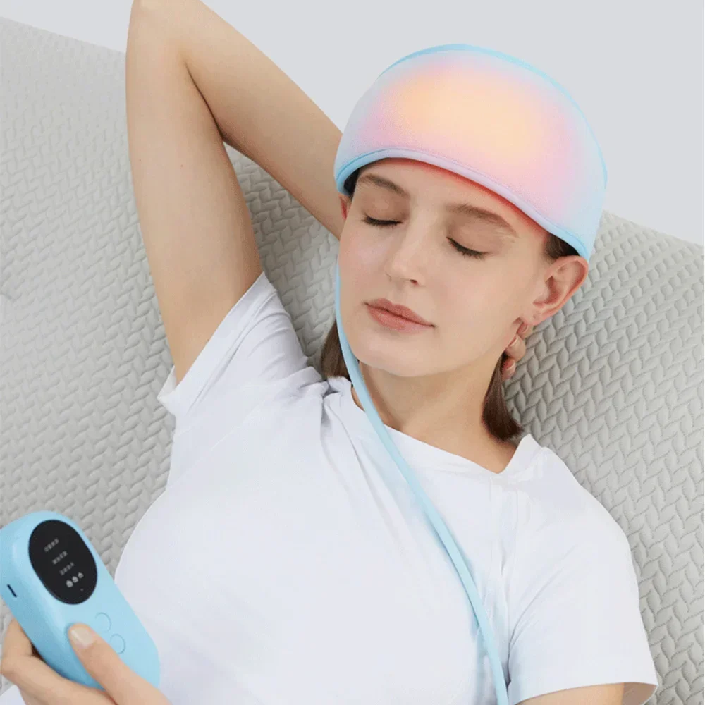 Electric-Head-Massager-Hot-Compress-Air-Pressure-Heat-Headband-Airbag ...