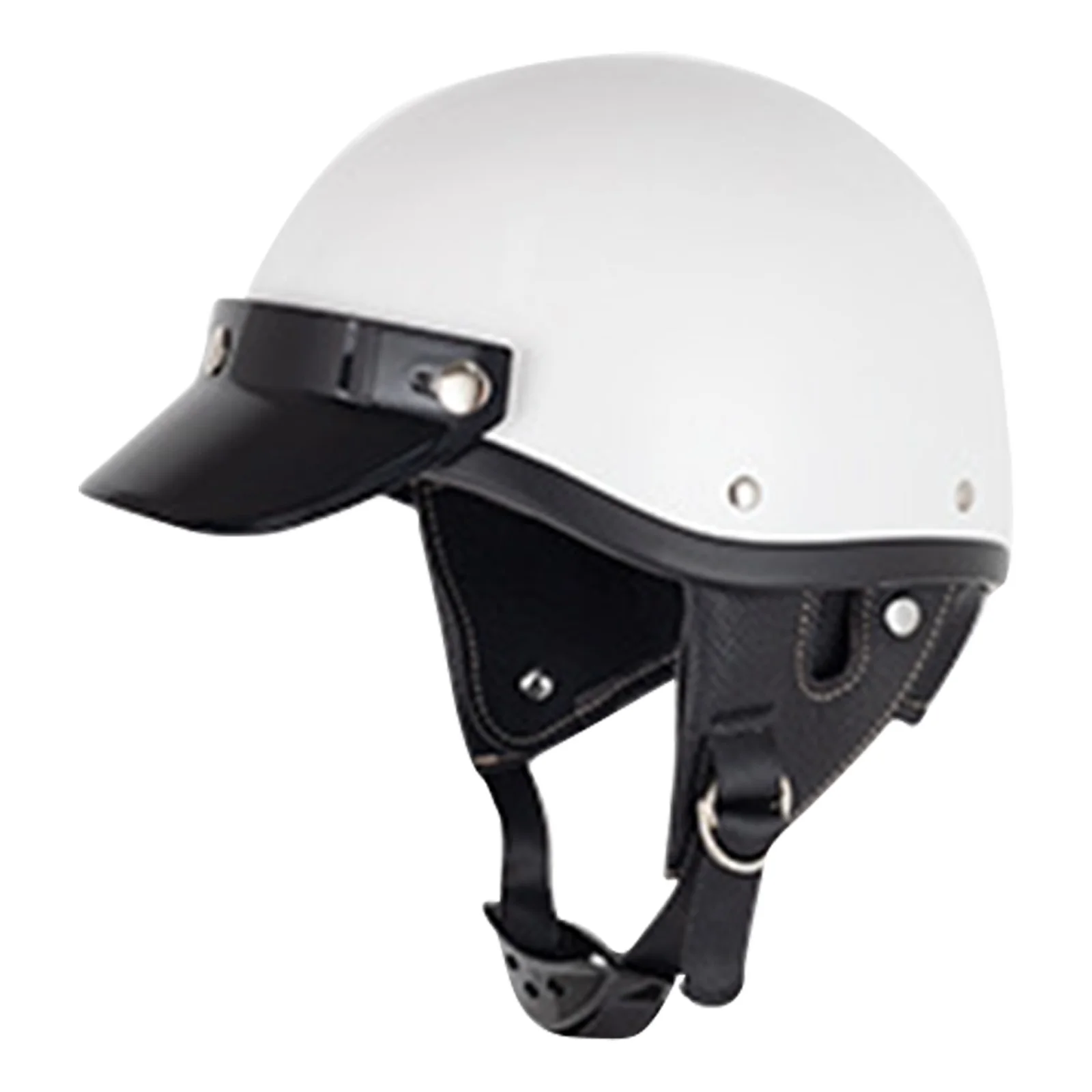 3-Snap-Adjustable-Helmet-Brim-Sunshield-Protector-Helmet-Black-Shield ...