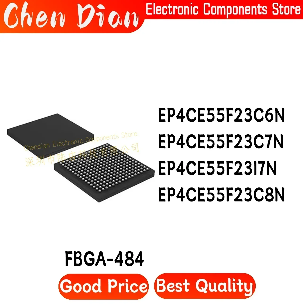 EP4CE55F23C6N-EP4CE55F23C7N-EP4CE55F23I7N-EP4CE55F23C8N-Package-FBGA ...