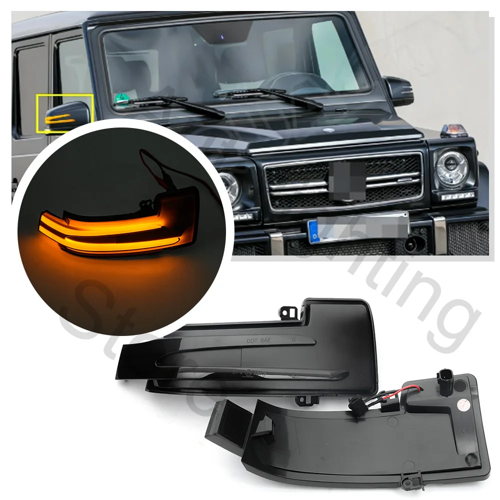 2X-For-Mercedes-Benz-G-R-Class-GLS-W463-X164-X166-W166-W251-Dynamic-LED ...
