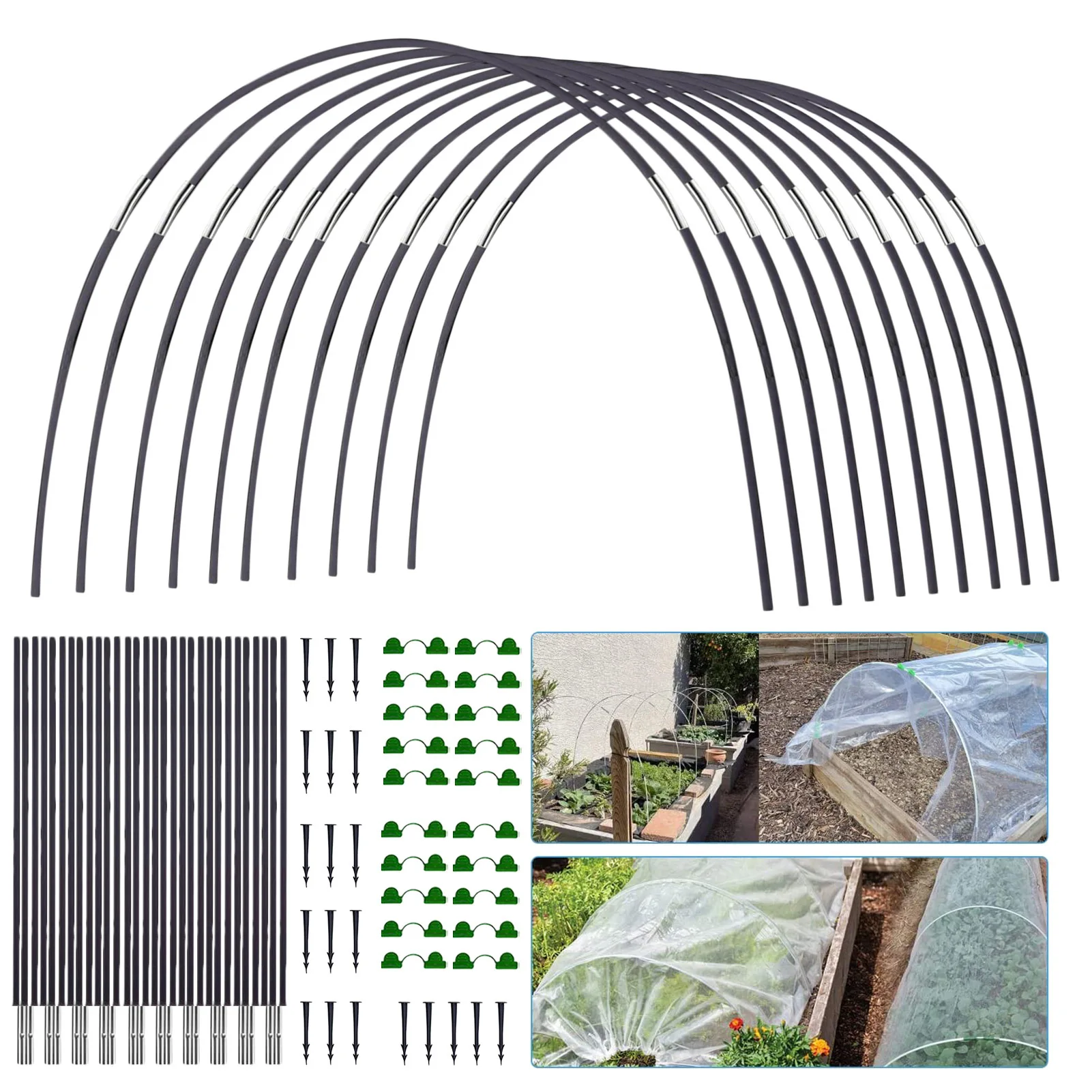 30Pcs-Garden-Hoops-for-Netting-Tunnel-Garden-Hoops-Greenhouse-Frame ...