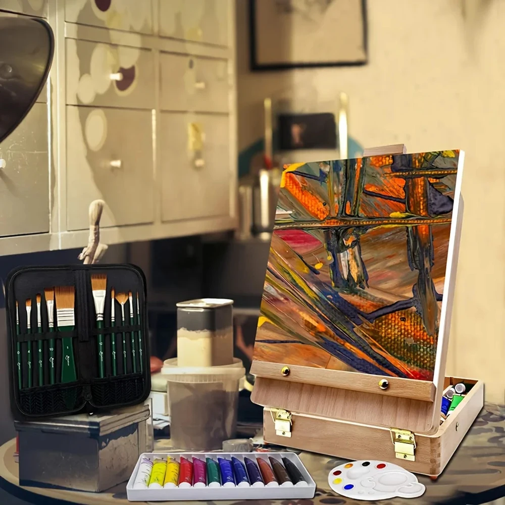 Handheld Painting From Life Oil Box Case Traditional Painting Sketch ...