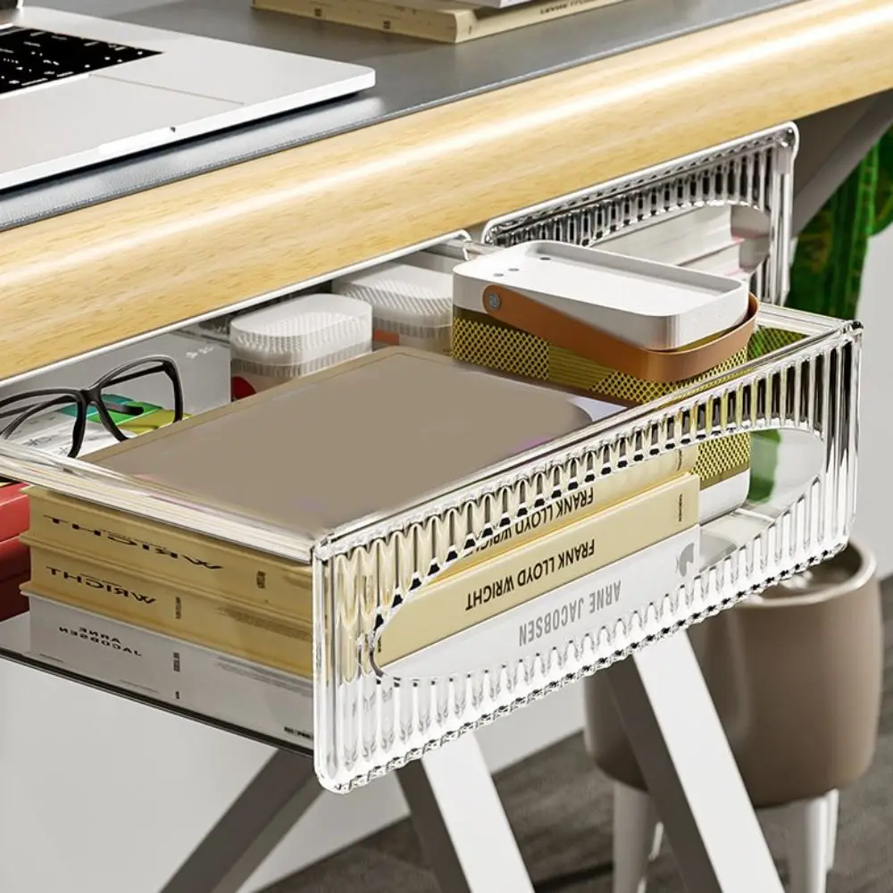 Invisible-Storage-Table-Shelf-Storage-Box-New-Hanging-Pull-Out-Storage ...