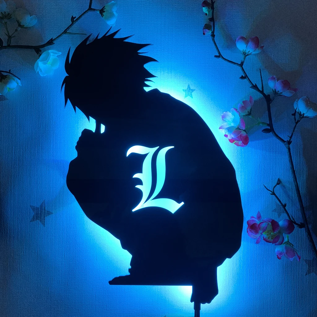 Anime-Death-Note-L-Silhouette-Light-Wall-Decor-Nightlights-for-Home ...
