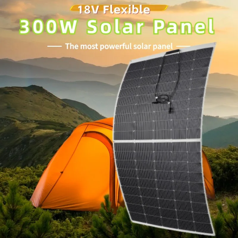 Super-Powerful-300W-Flexible-Solar-Panels-12V-21V-42V-Solar-Panel-Kit ...
