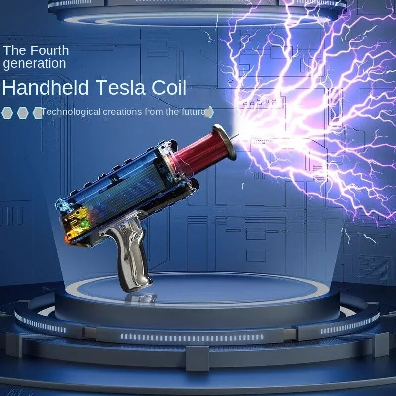 Handheld-Tesla-Coil-Gun-com-Adaptador-de-Energia-Magn-tica-Gerador-de-4 ...