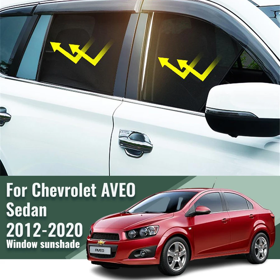 For-Chevrolet-Sonic-AVEO-Sedan-T300-2012-2020-Magnetic-Car-Sunshade ...