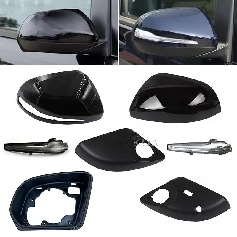 Rear-Mirror-Cover-Frame-Turn-Signal-Light-Bottom-Lower-for-Mercedes ...