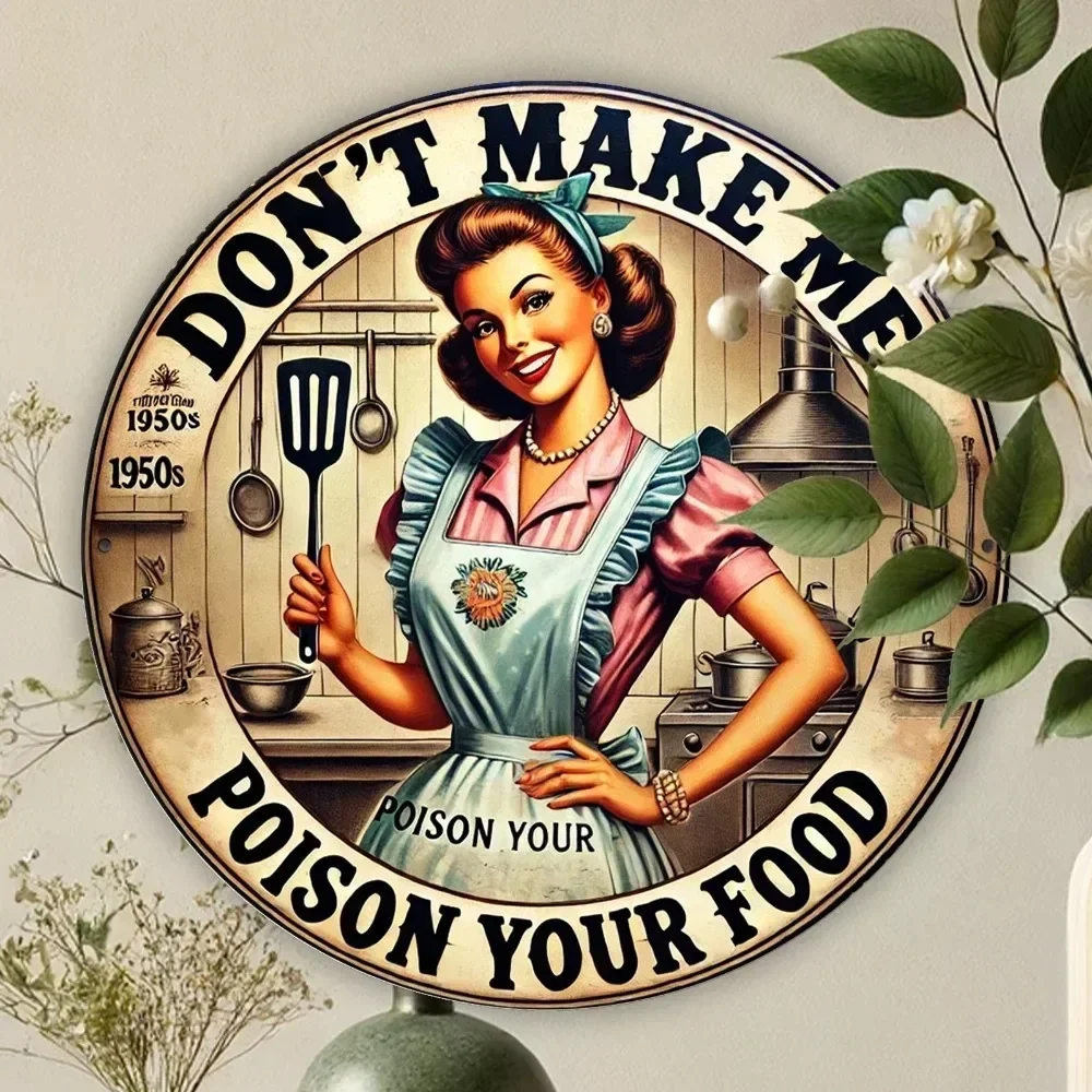 YOURBRAND "Warning: My Cooking May Cause Mild Poisoning" Funny Culinary ...