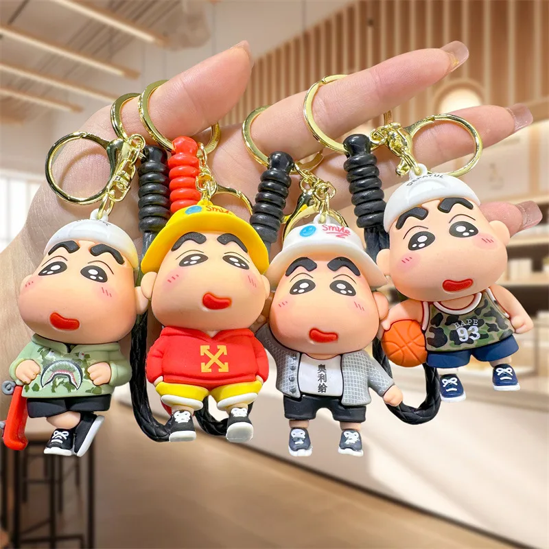 MINISO-Cute-Japanese-Anime-Cartoon-Character-Shin-chan-Keychain-Couple ...