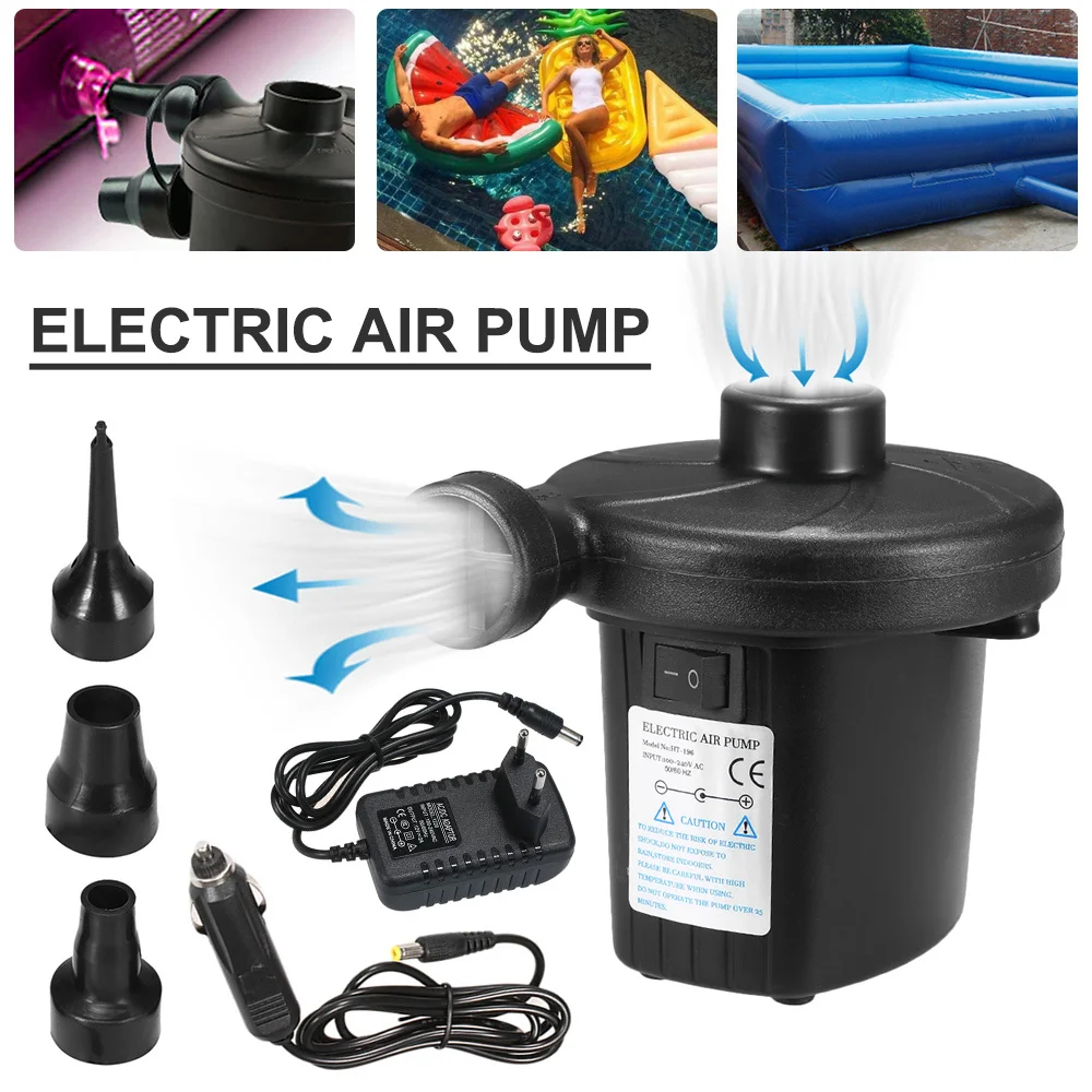 Mini Inflatable Pump Electric Air Cushion Camping Pump Portable Rapid ...