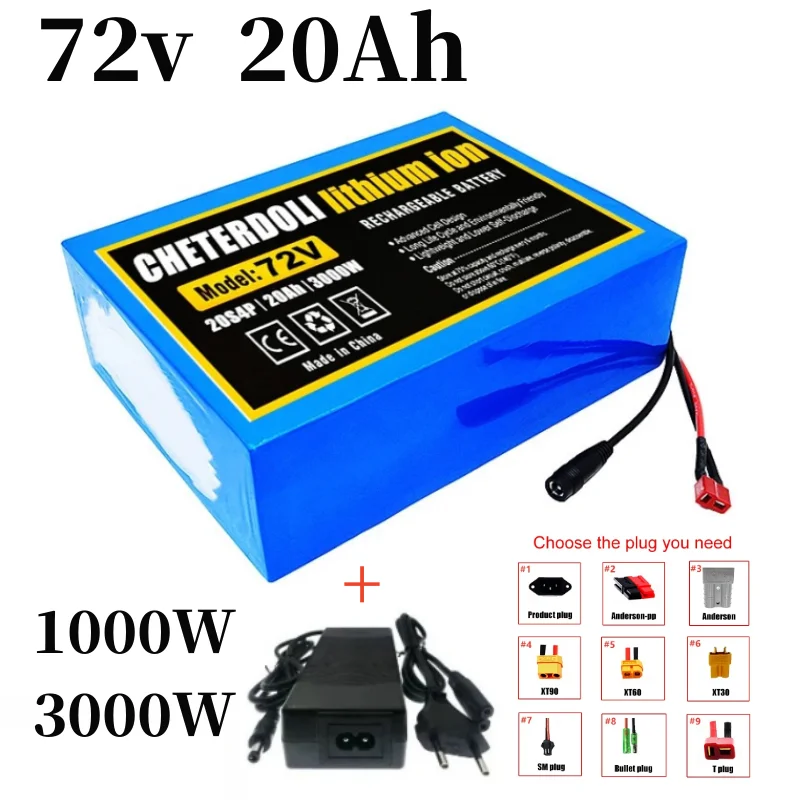 72V-Lithium-Battery-Pack-20Ah-21700-20S4P-84V-Electric-Bicycle-Scooter ...