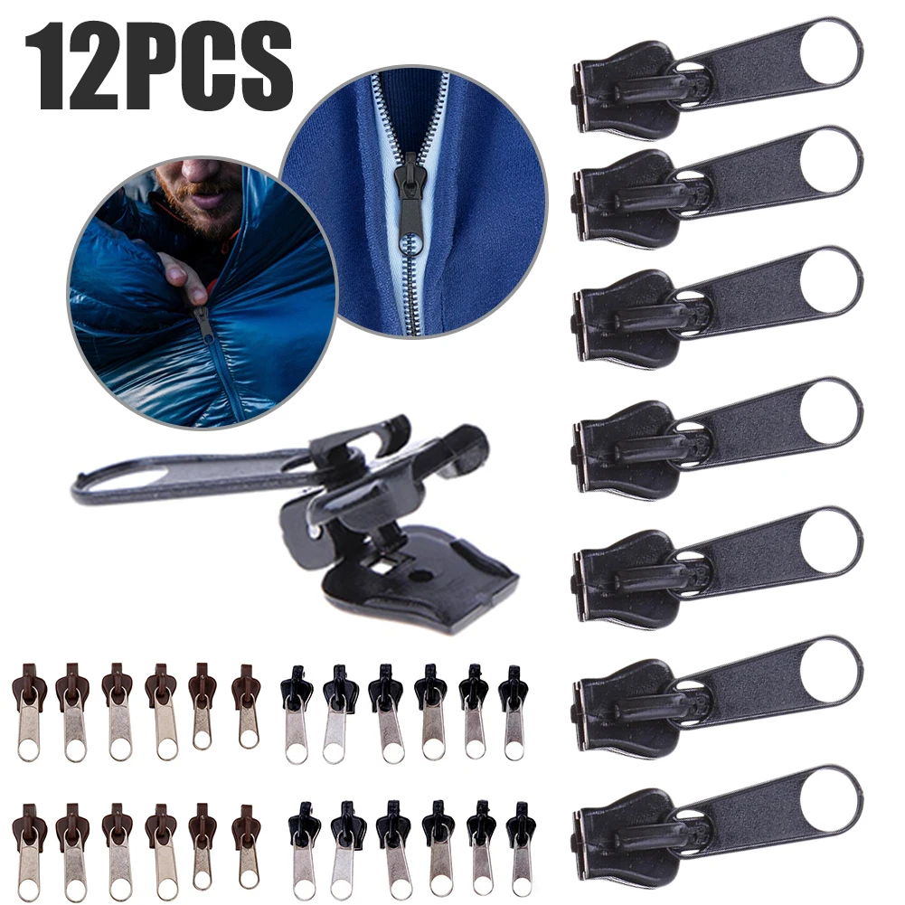 12pcs-Set-Universal-Zipper-Sliders-for-Backpack-Tent-Clothes-Jacket ...