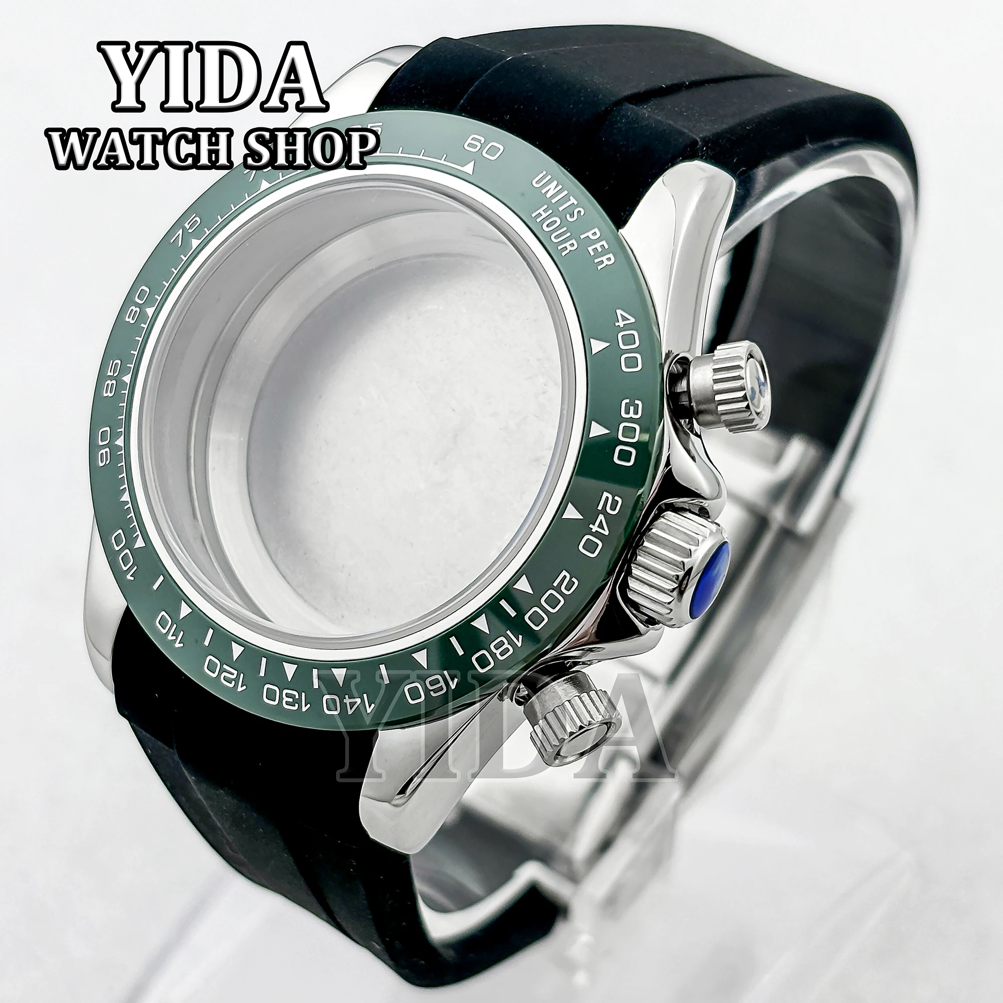 VK63-Chronograph-Stainless-Steel-Case-Rubber-Strap-Waterproof-Sapphire ...