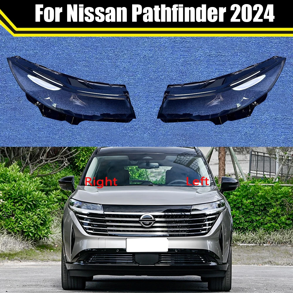 For Nissan Pathfinder 2024 Headlamps Plastic Cover Transparent ...