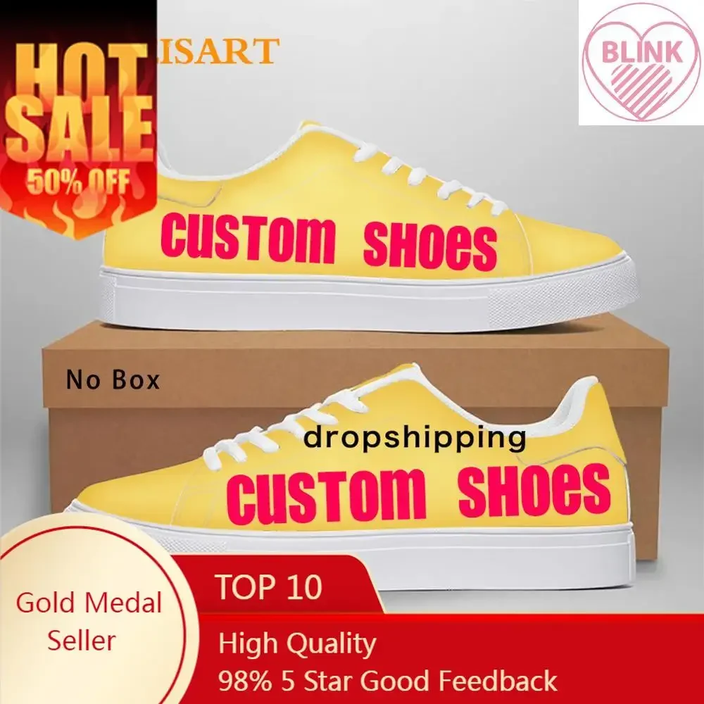 Custom-Shoes-Women-Low-Top-Canvas-Shoes-Casual-Customized-Logo-Image ...