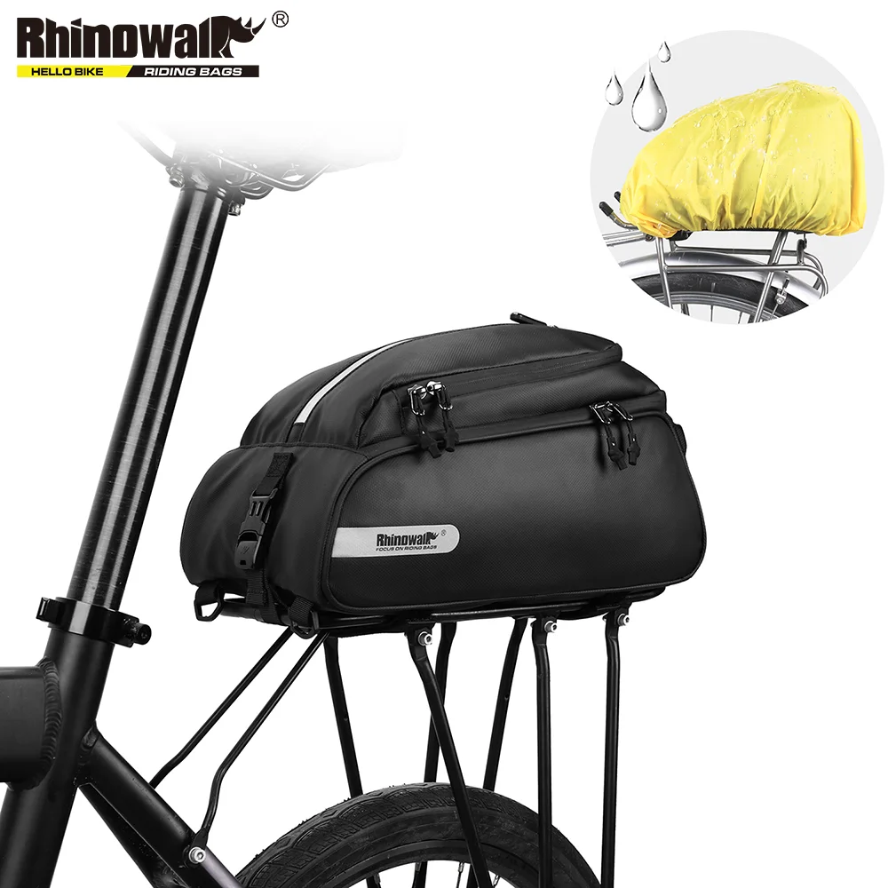 Rhinowalk Bike Bag Waterproof 12L Bicycle Pannier Trunk Bag Large ...