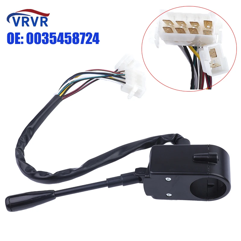 0035458724 10 Pins Headlight Turn Signal Switch For Mercedes Benz ...