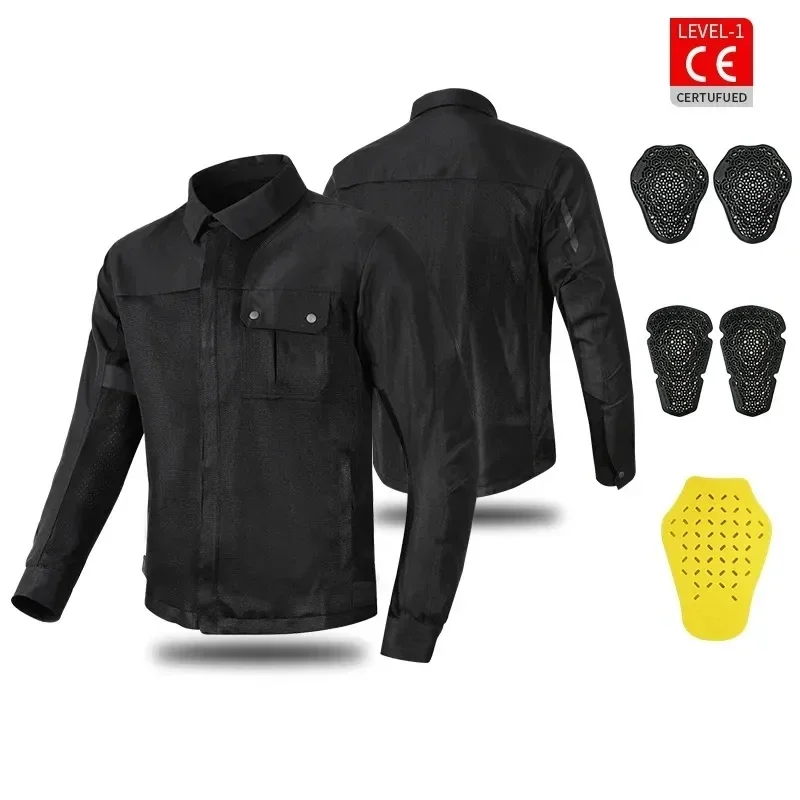 VEMAR-Mens-Motorcycle-Jacket-Summer-Breathable-Jacket-CE-Protective ...