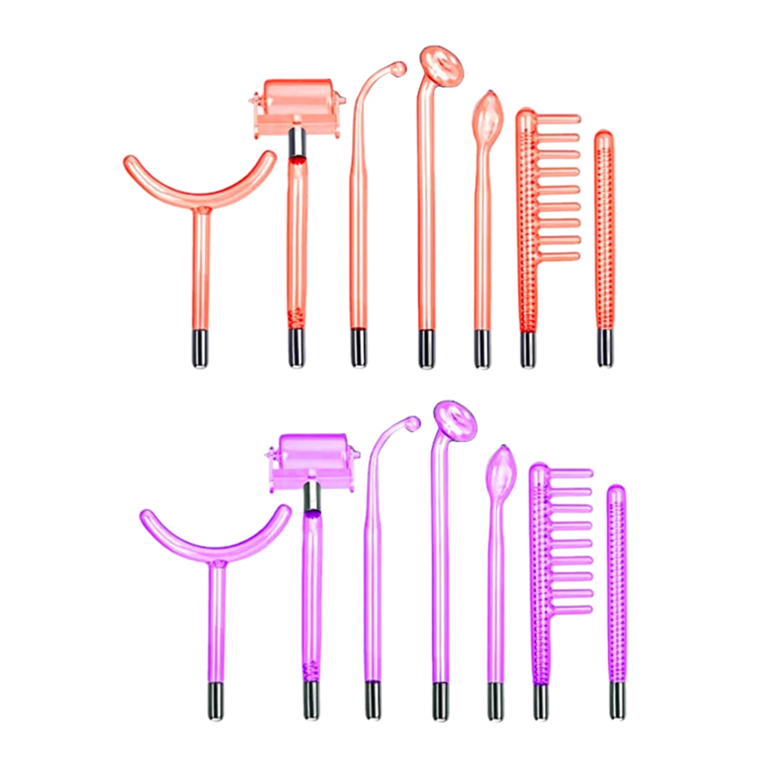 7Pcs-High-Frequency-Facial-Machine-Attachments-Handheld-for-SPA-Tongue ...