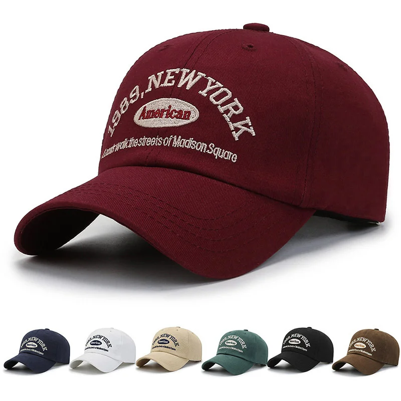 Embroidery-1989-New-York-Baseball-Hats-Washed-Cotton-Cap-For-Men-Women ...