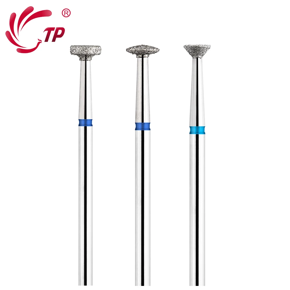 TP-2pcs-Diamond-Nail-Drill-Bit-Milling-Cutter-For-Cuticle-Clean-Gel ...