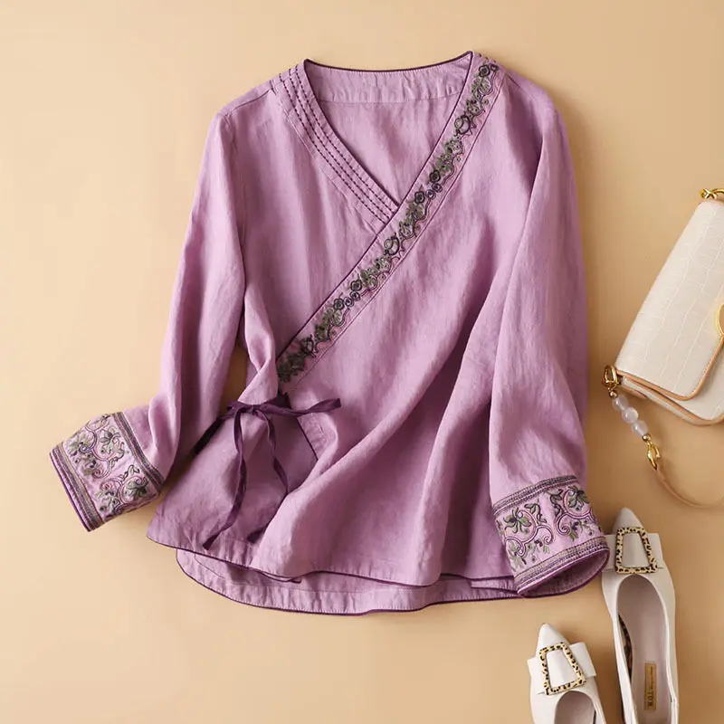 Camisa-china-Tang-Suit-para-mujer-ropa-tradicional-china-Top-Retro-de ...