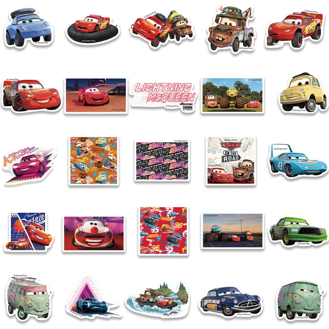 Lightning Mcqueen Logo Stickers