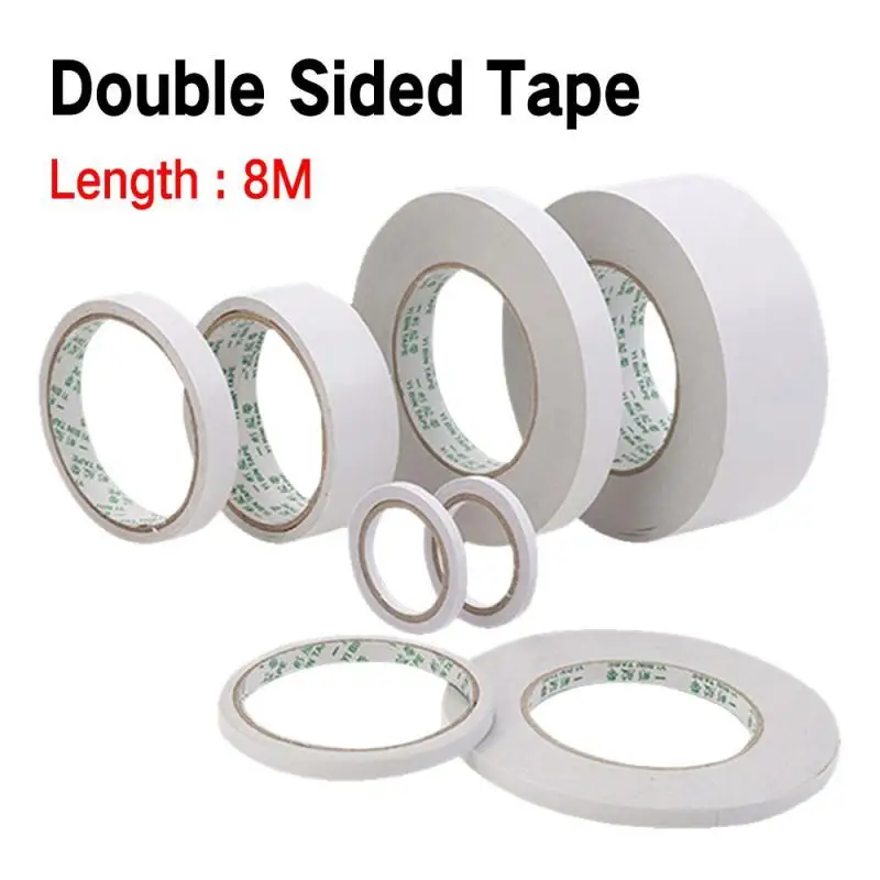 8M-White-Double-Sided-Tape-Mounting-Tape-Ultra-thin-Strong-Adhesive ...