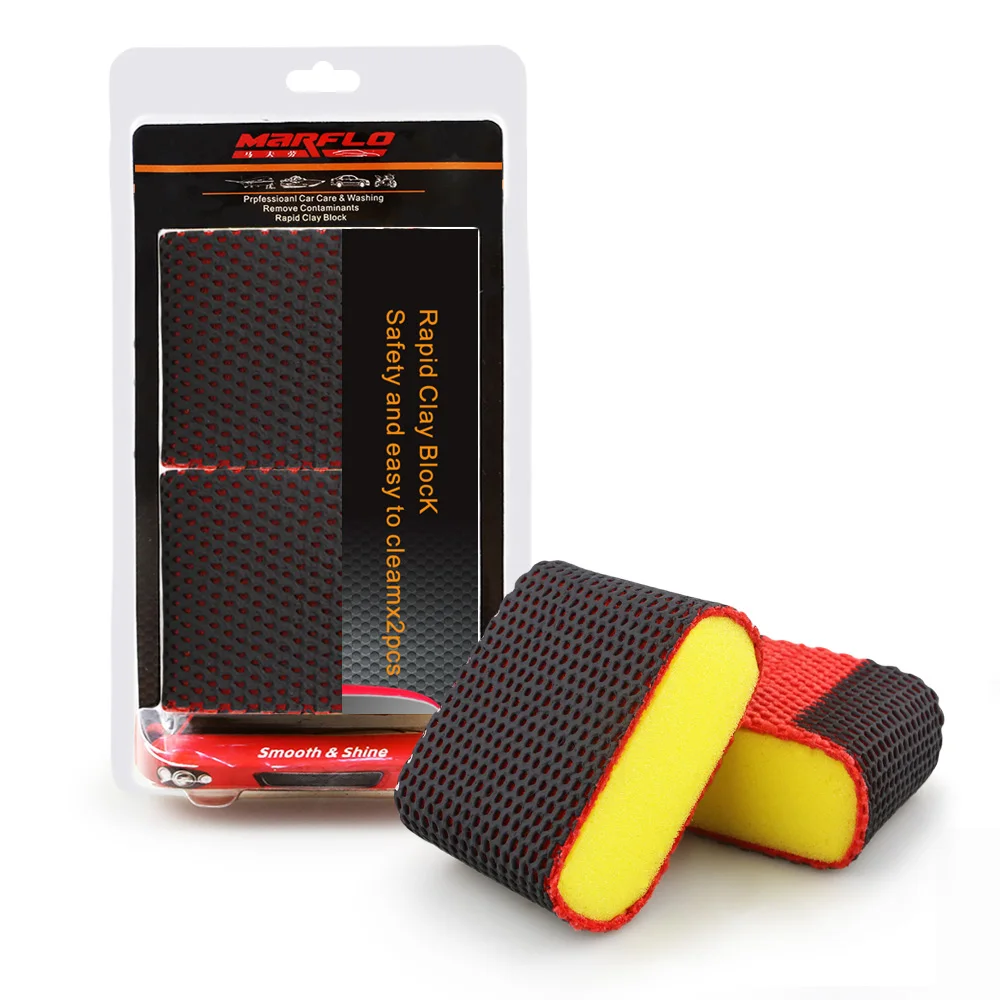 Marflo-2pcs-Ultra-Clay-Scrubber-Rapid-Clay-Block-Safety-And-Easy-To ...