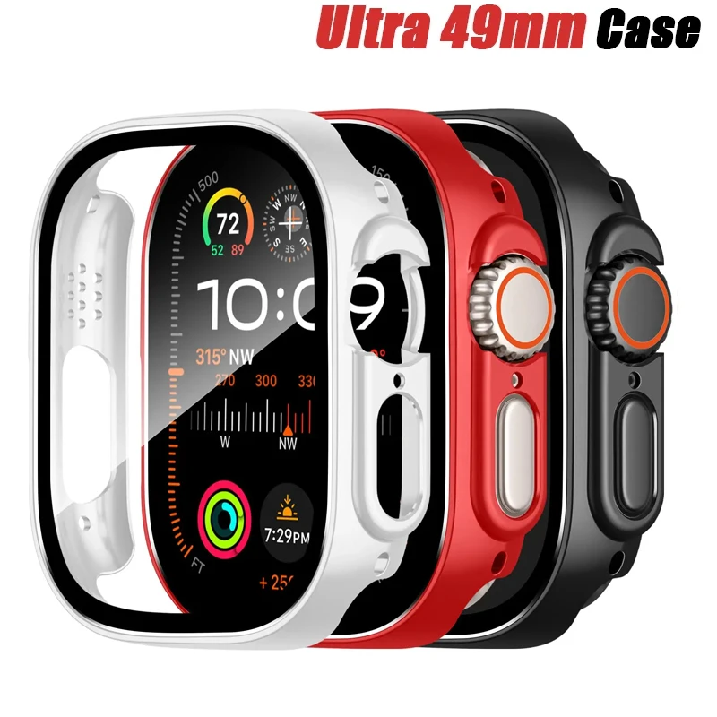 3 Pack Cover for Apple Watch 49mm Ultra 2 Screen Protector iWatch Case ...