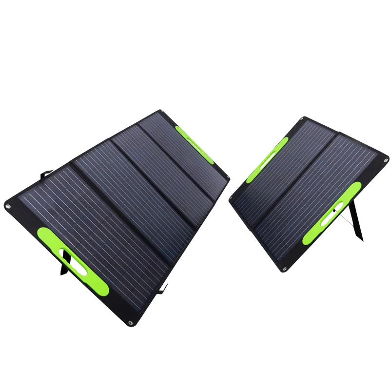 Foldable Solar Panel 60W 120W Folding Portable Solar Panels Kit ETFE ...