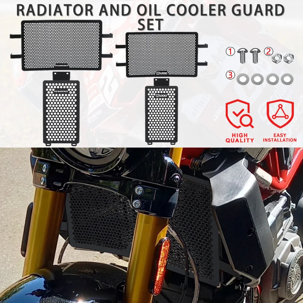 Motorcycle Radiator Grille Guard Cover Protector For INDIAN FTR1200 ...