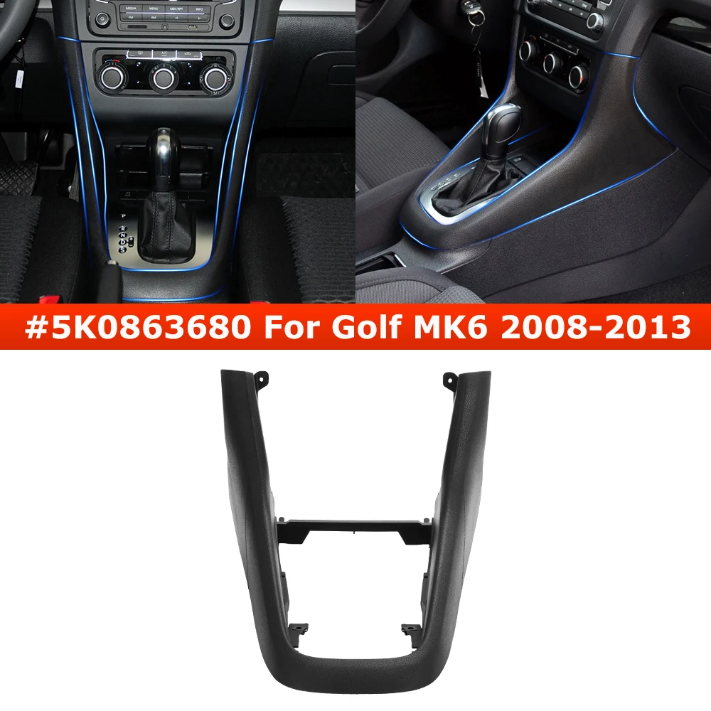 5K0863680-Car-Center-Console-DSG-Gear-Shift-Knob-Frame-Trim-Cover-For ...