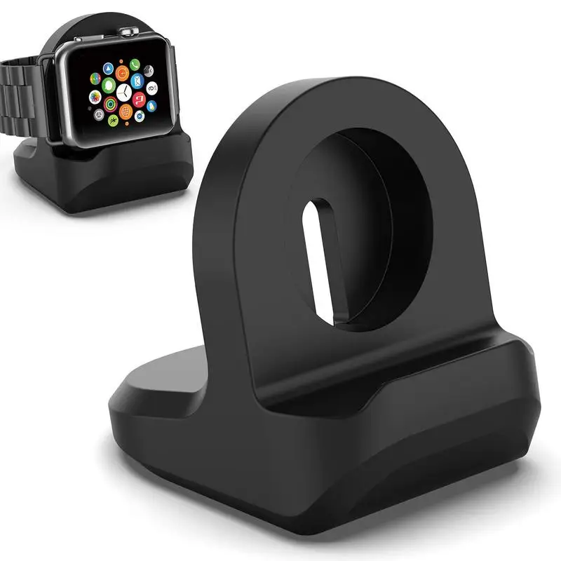 Silicone-Charge-Stand-Holder-Station-Dock-For-Apples-Watch-Series-1-2-3 ...