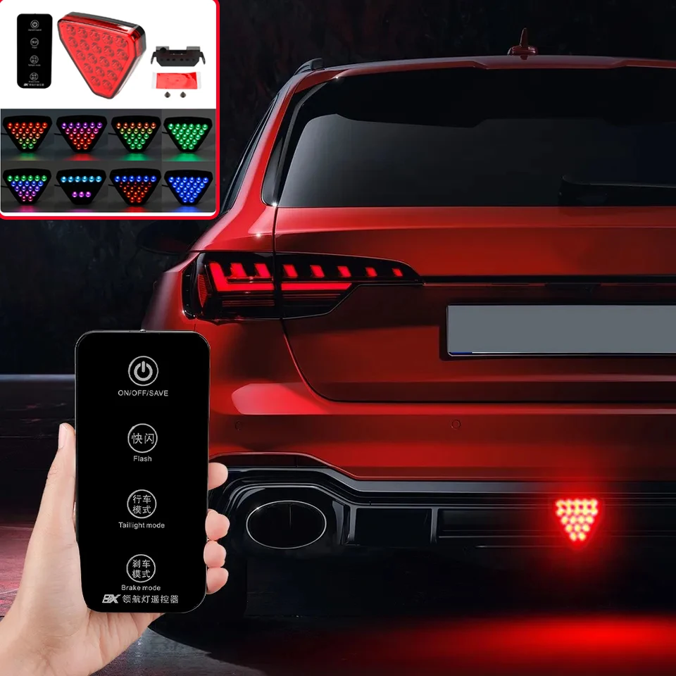 3-In-1-Dynamic-F1-Brake-Lights-Red-RGB-LED-Stop-Light-Remote-Control ...