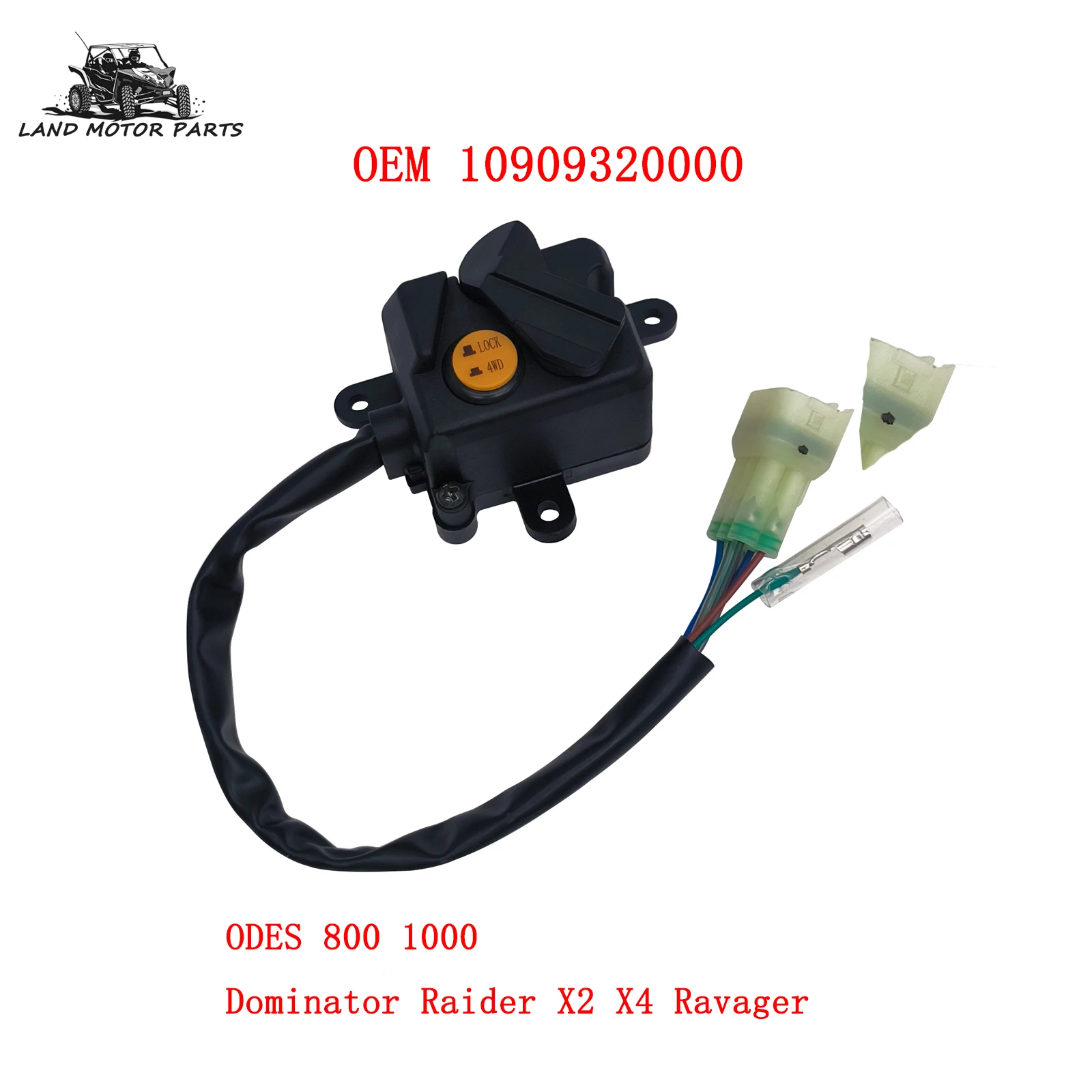 ODES 800 1000 2WD/4WD Switch For ODES V-Twin 800 1000 UTV Dominator ...