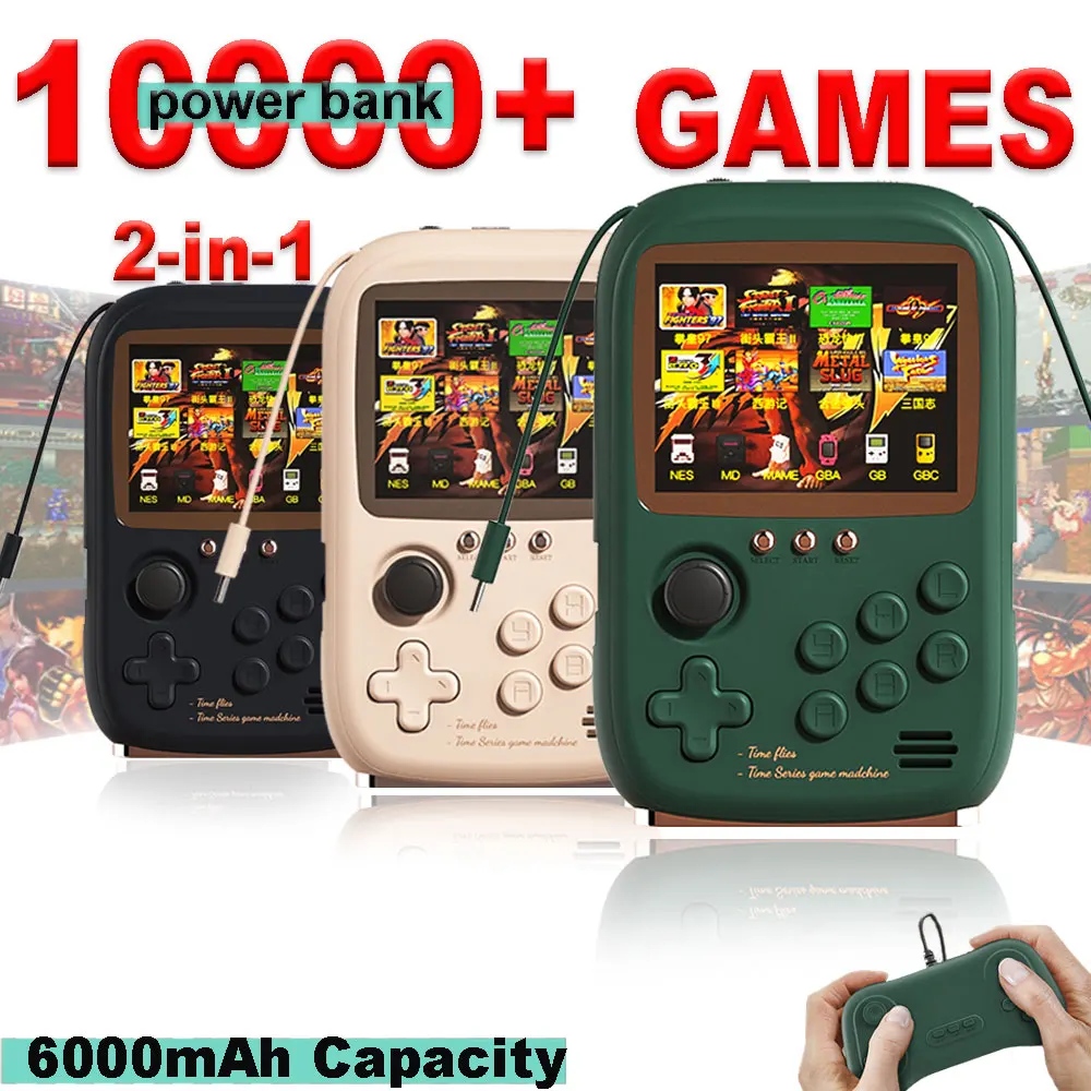 Handheld-Console-Power-Bank-DY19-6000Mah-Capacity-Portable-Retro-Game ...