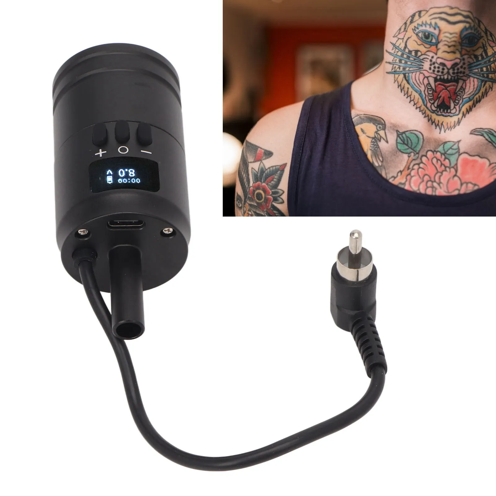 Wireless Rotary Tattoo Machine Kit – Pen Style With Power Supply ...