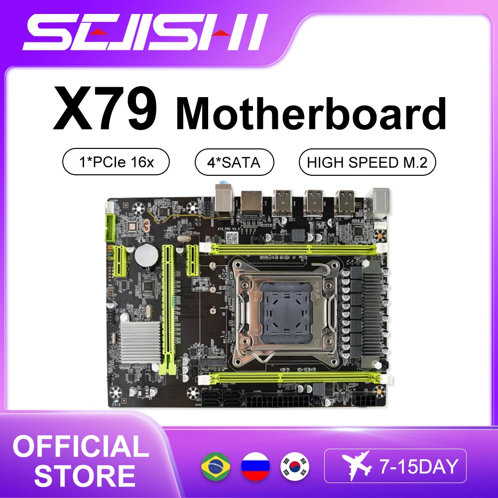 SEJISHI-X79-Motherboard-Desktop-placa-mae-DDR3-64GB-4-SATA-M-2-Support ...